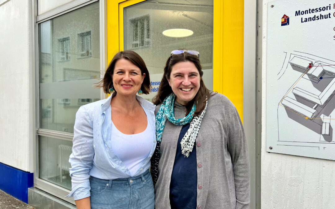 Kerstin May als Referentin zu Besuch in der Montessori FOS Landshut